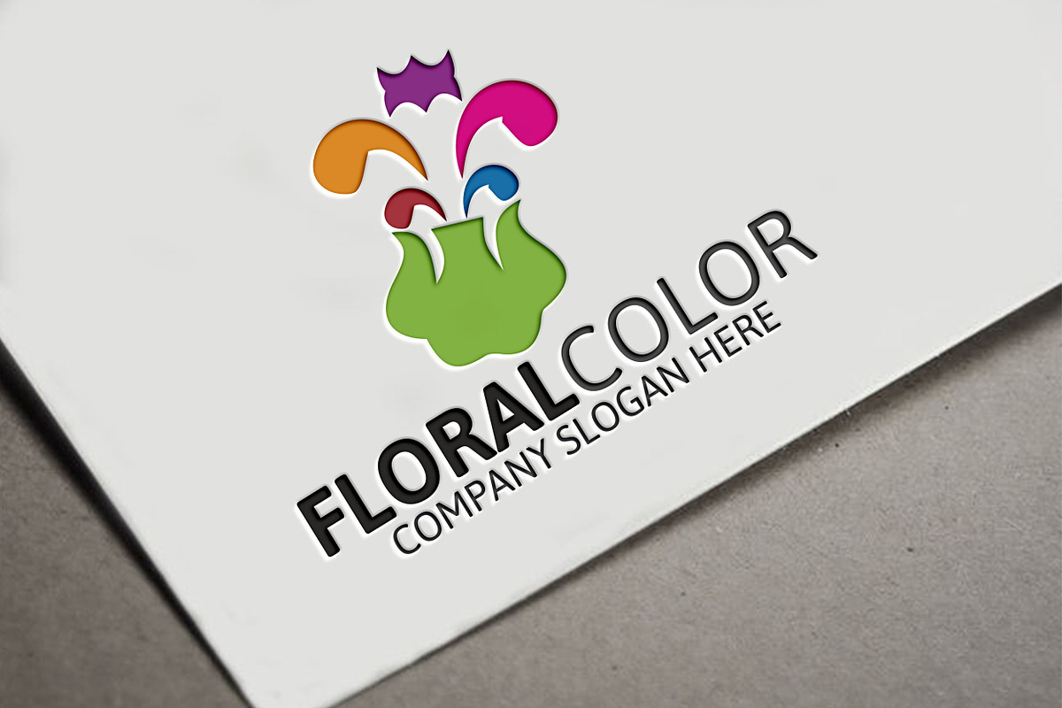 Floral Color Logo, a Branding & Logo Template by Josuf Media