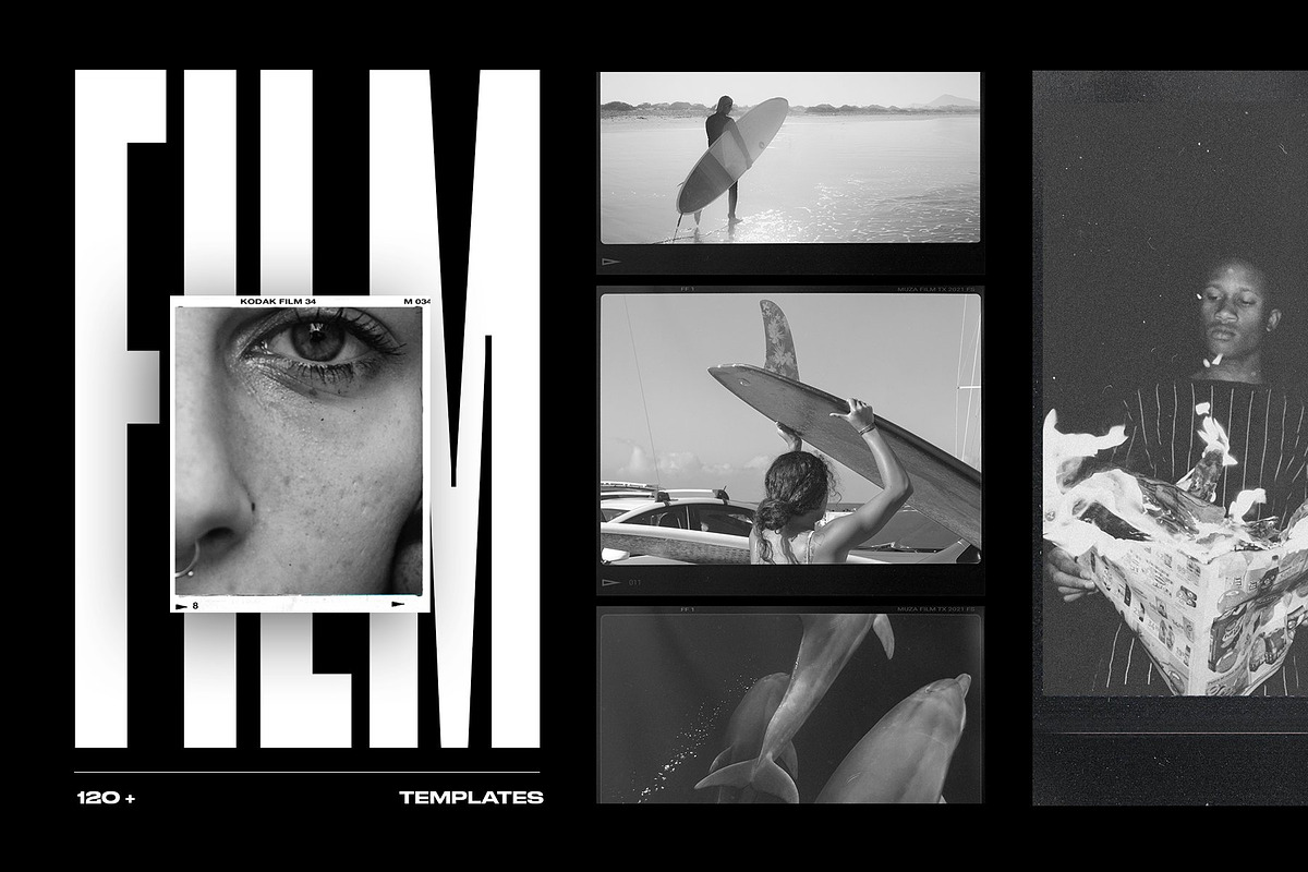 BIG FILM FRAMES, TEMPLATES, TEXTURES