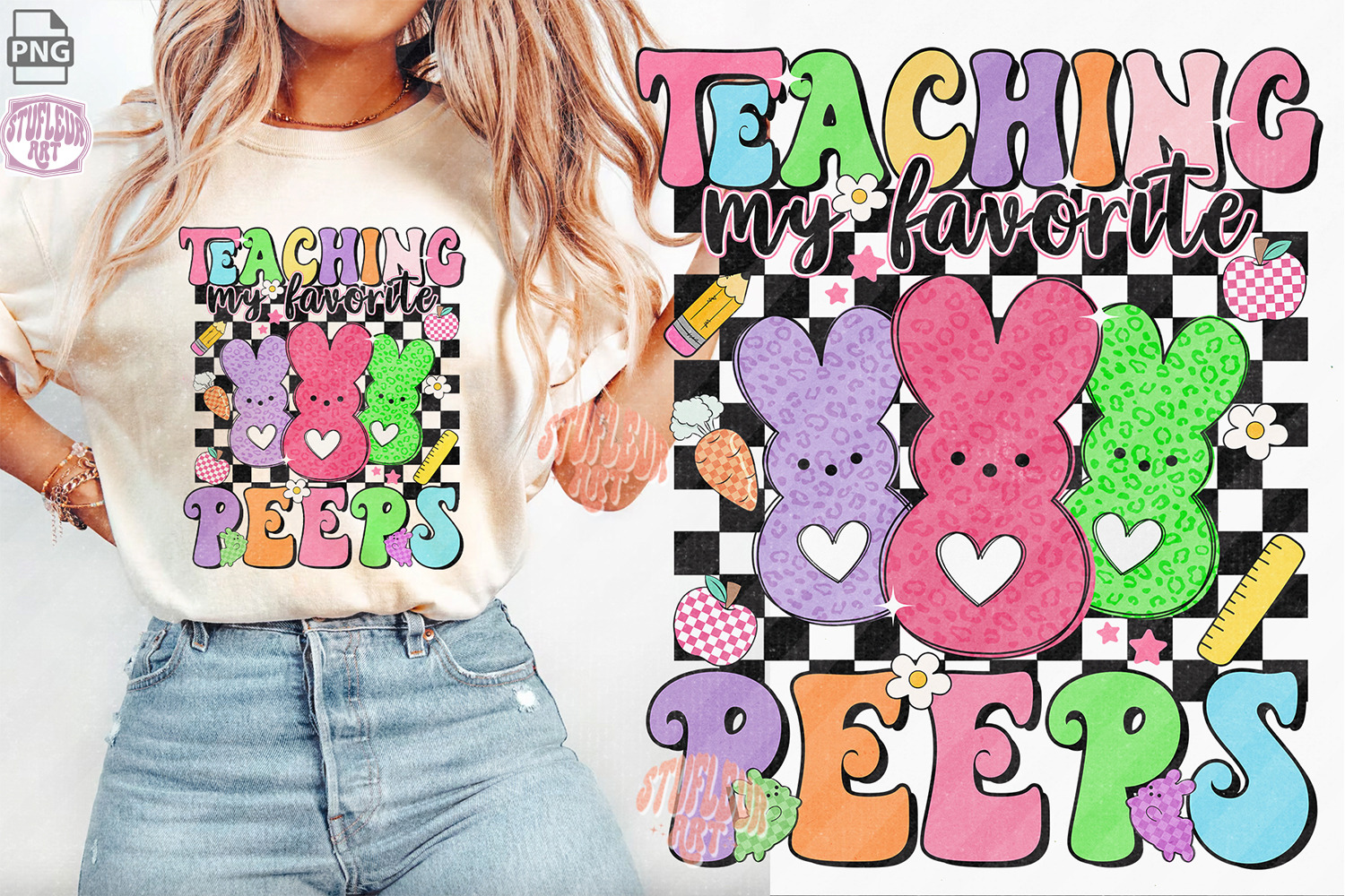 Teaching My Favorite Peeps PNG | Creative Market