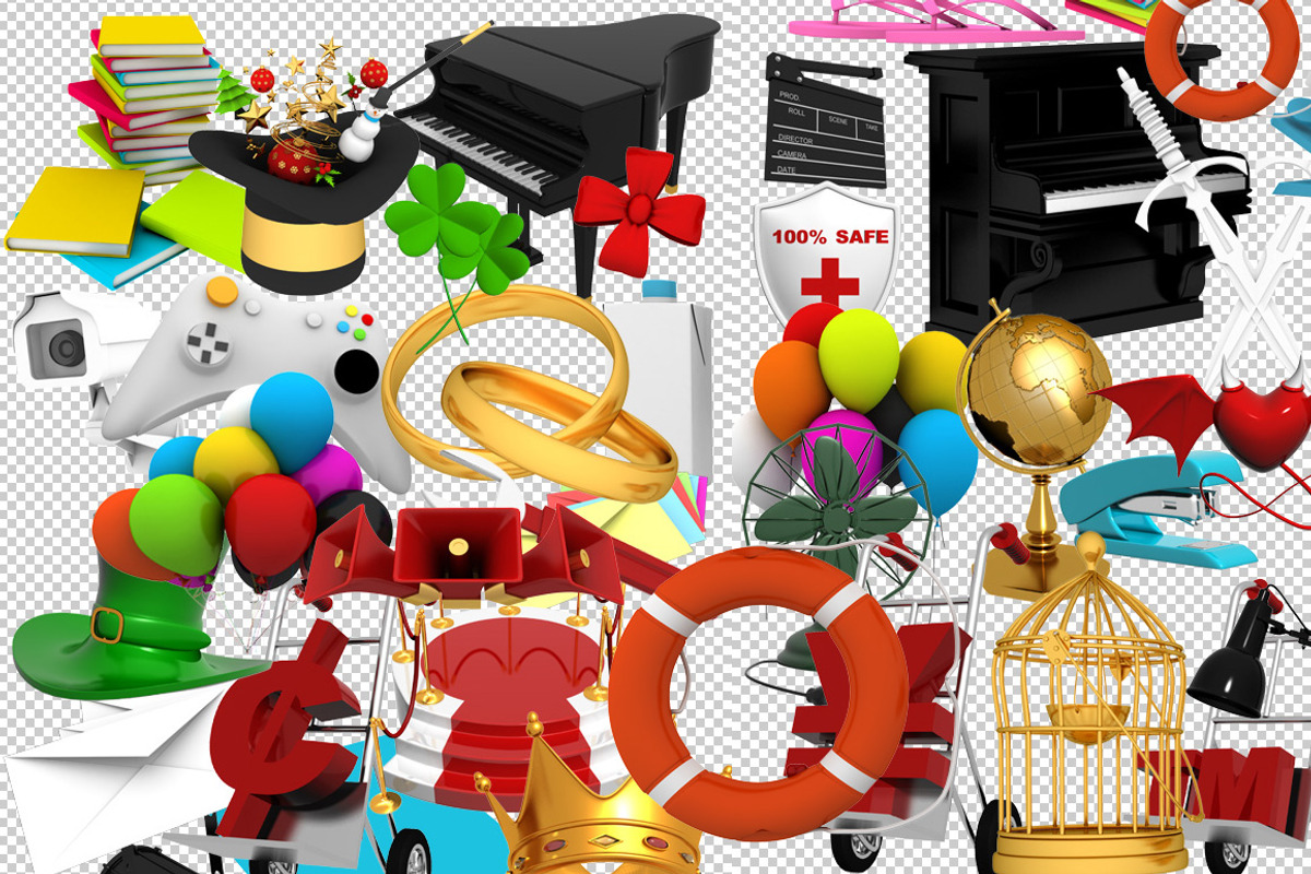 125+ Transparent PNG Graphics Pack, an Illustration by TrueMitra ...