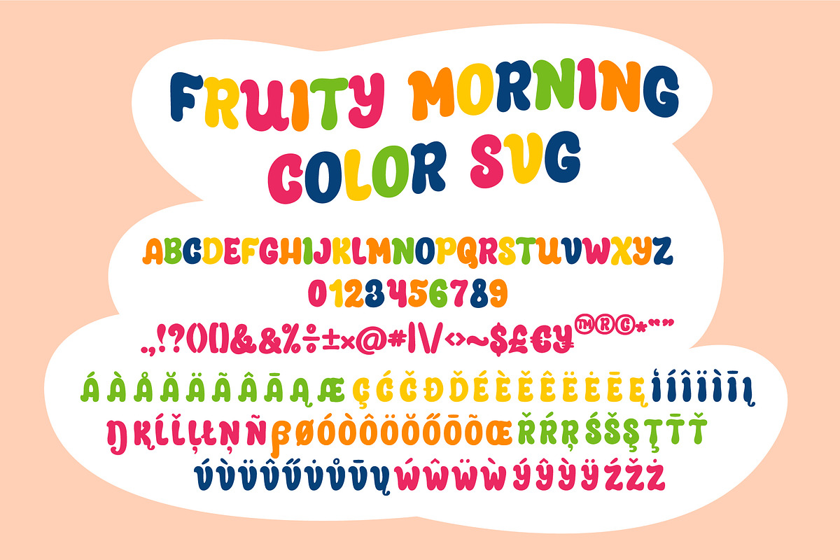 Fruity Morning - Font Family, a Sans Serif Font by Anna Zakharchenko ...