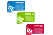 One Two Three Options Template, a Work Illustration by Orson