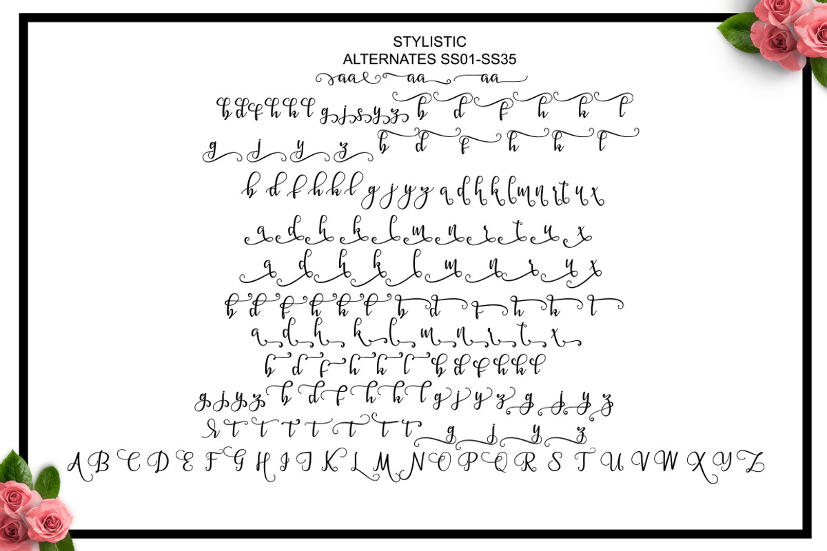 Barbara Script, a Script Font by MSG Studio