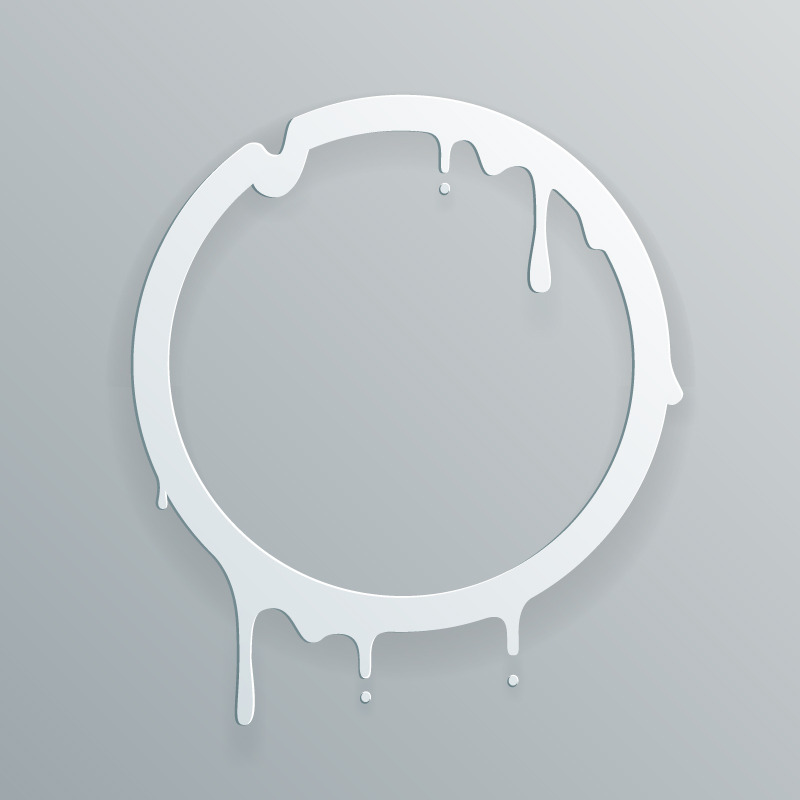 Melting paper frame | Graphic Patterns ~ Creative Market