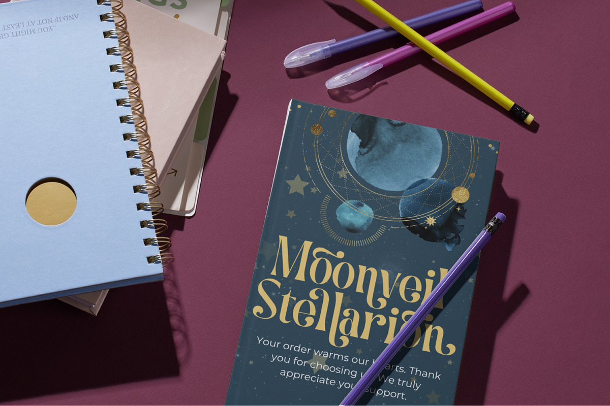 Moonveil Stellarion: Galactic Font