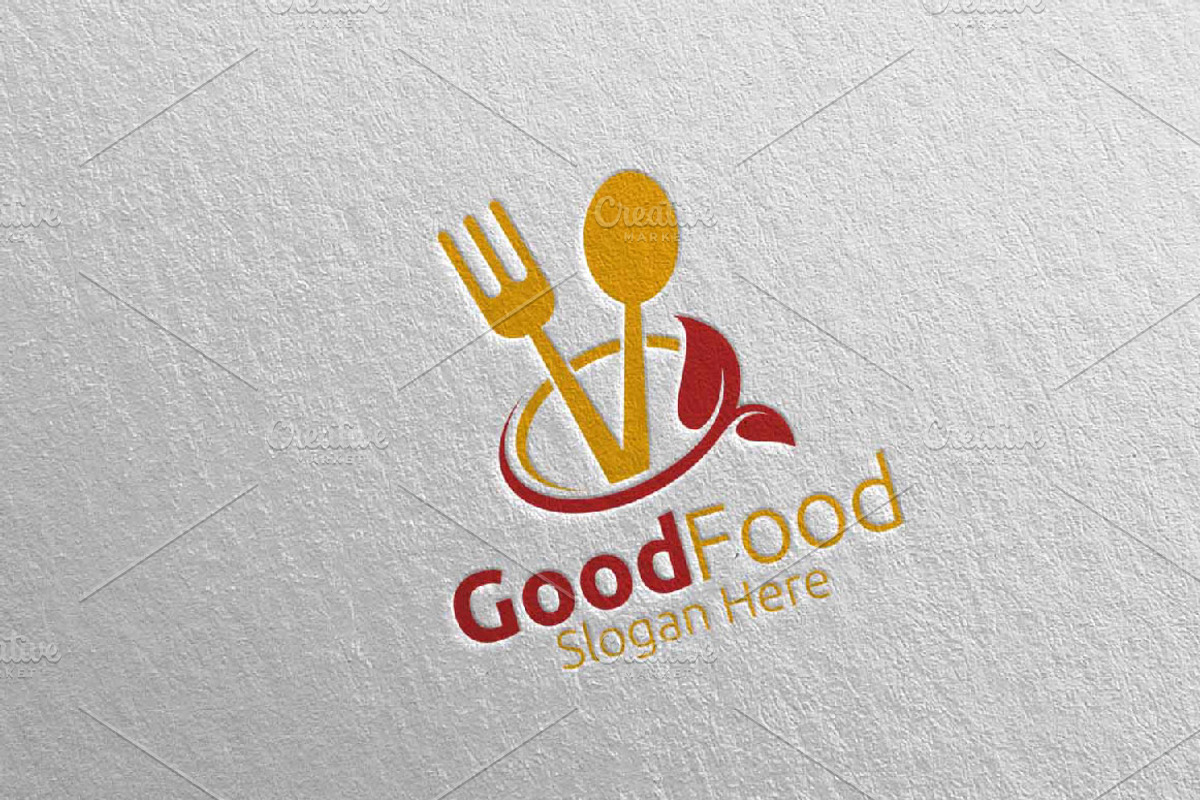 Good Food Logo Restaurant or Cafe 56, a Branding & Logo Template by ...