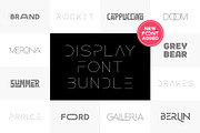 DISPLAY FONT BUNDLE