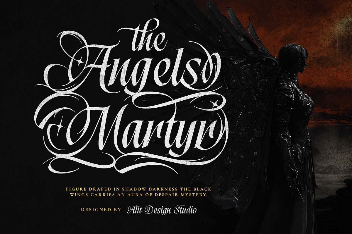 Bobara Master Typeface, a Blackletter Font by alit design