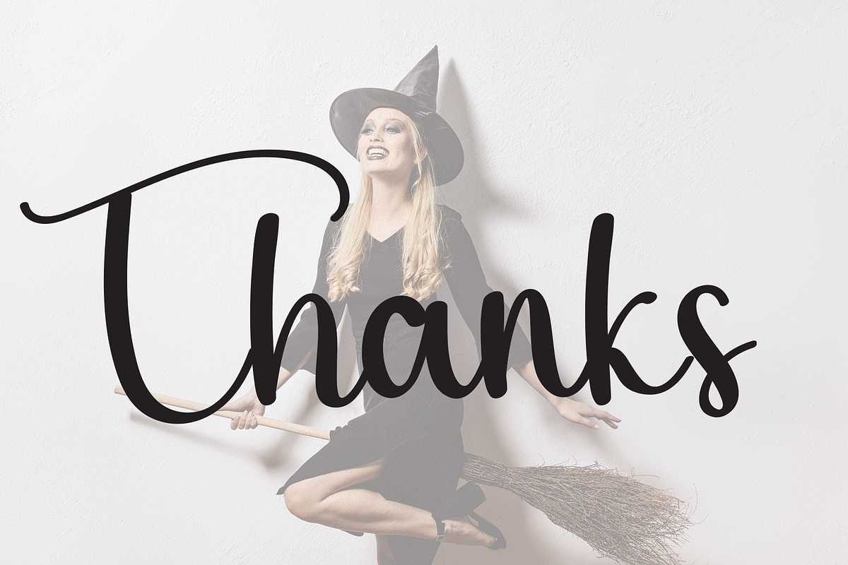 Witch | Script Font, a Script Font by Scratchones | Creative Market