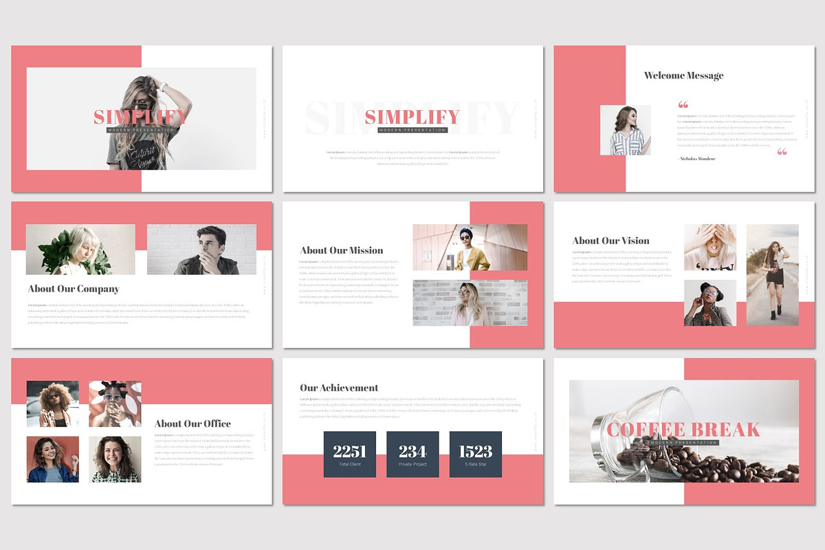 Simplify - Powerpoint Template, a Presentation Template by inspirasign ...