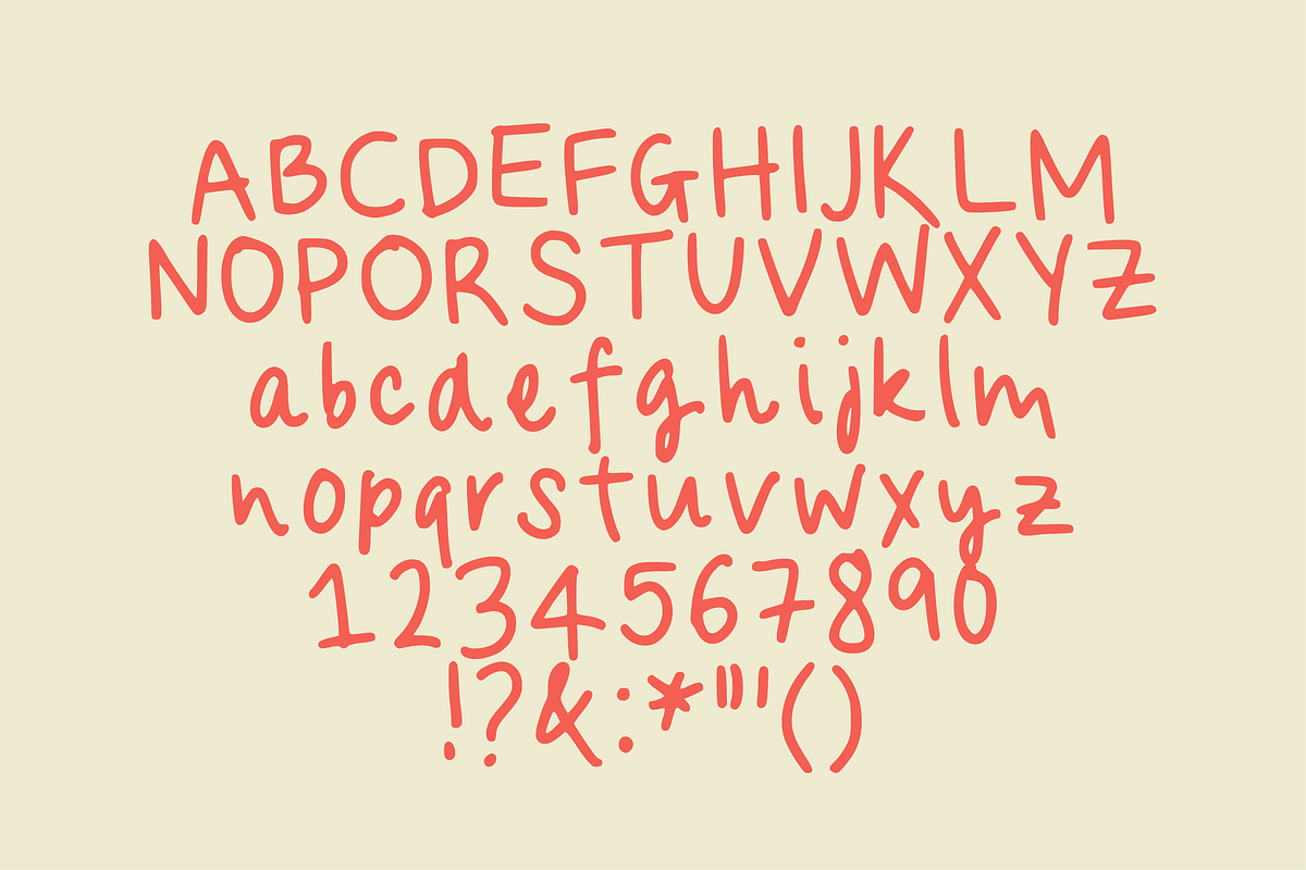 Frosted | Imperfect Handwritten Font