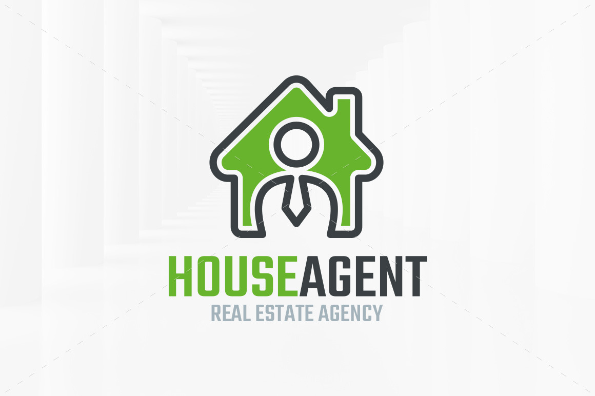 House Agent Logo Template, a Branding & Logo Template by LOGOMAGINE