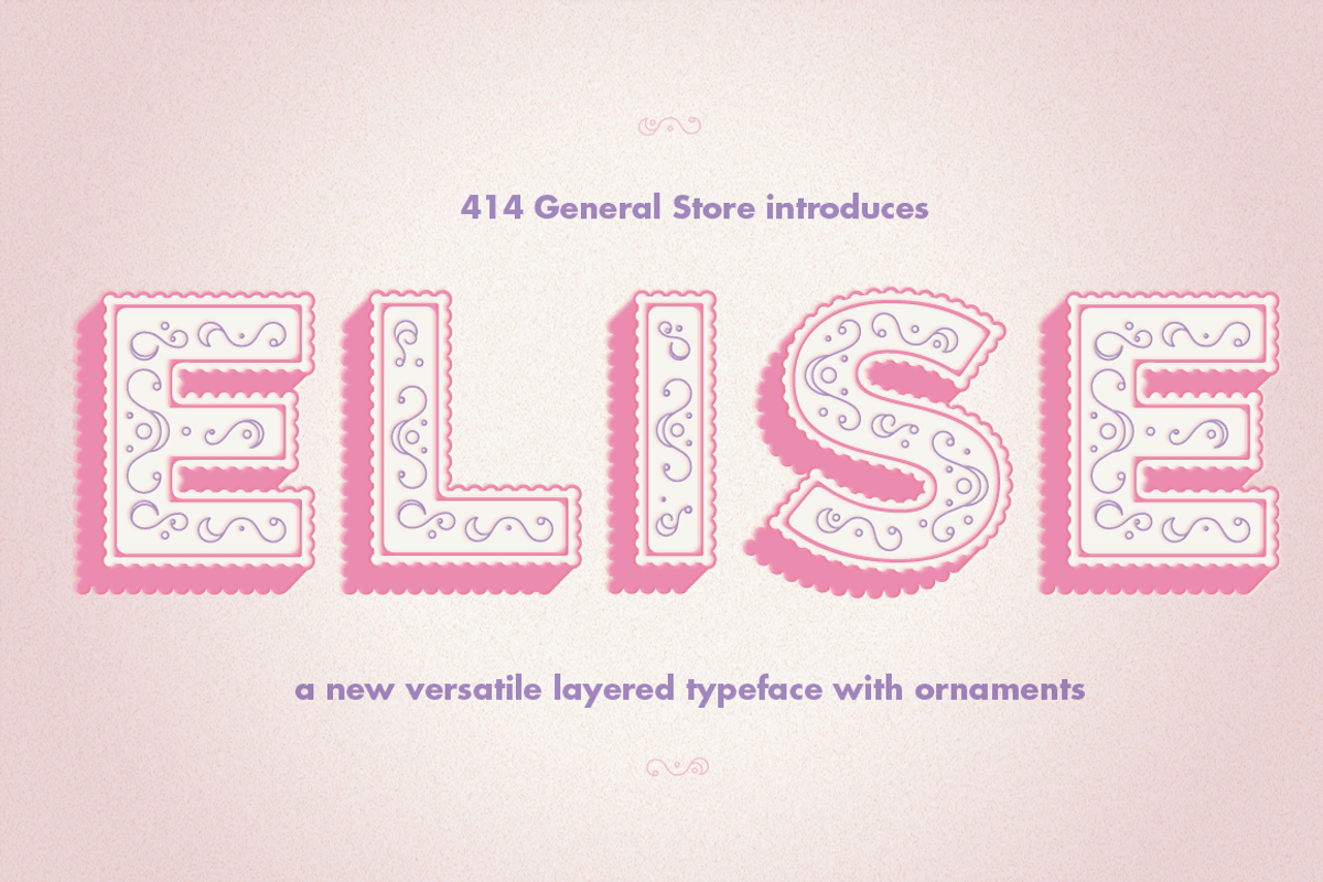 Elise - Layered Typeface, a Font by 414 General Store
