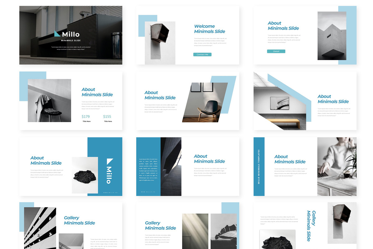 Milo - Presentation Template, a Presentation Template by AQR Studio