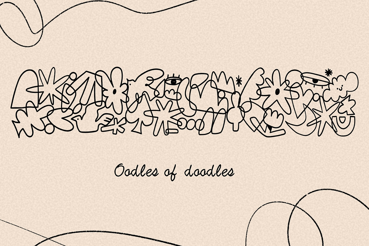 Oodles of doodles, a Pattern Graphic by Twisted Tail
