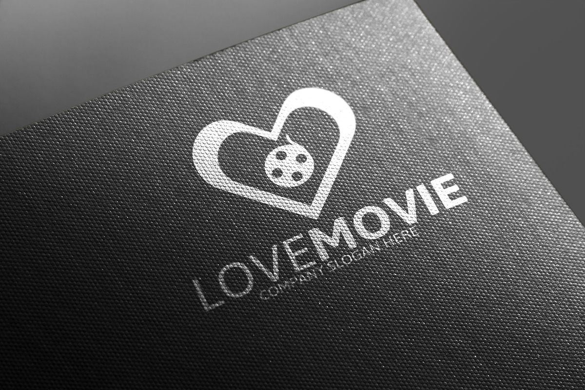 Love Movie Logo, a Branding & Logo Template by Josuf Media