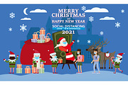 Merry Christmas Santa COVID 2019