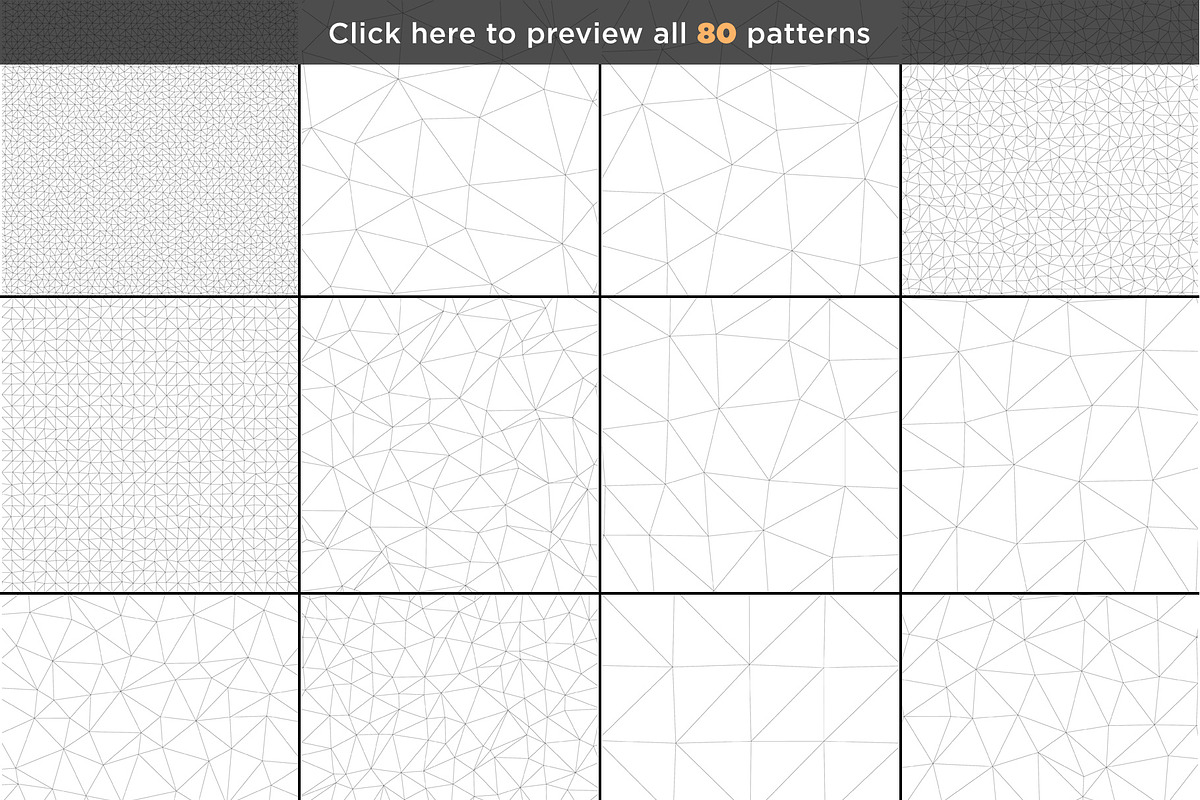 80 Ultimate Polygon Patterns, a Pattern Graphic by Projectile ...