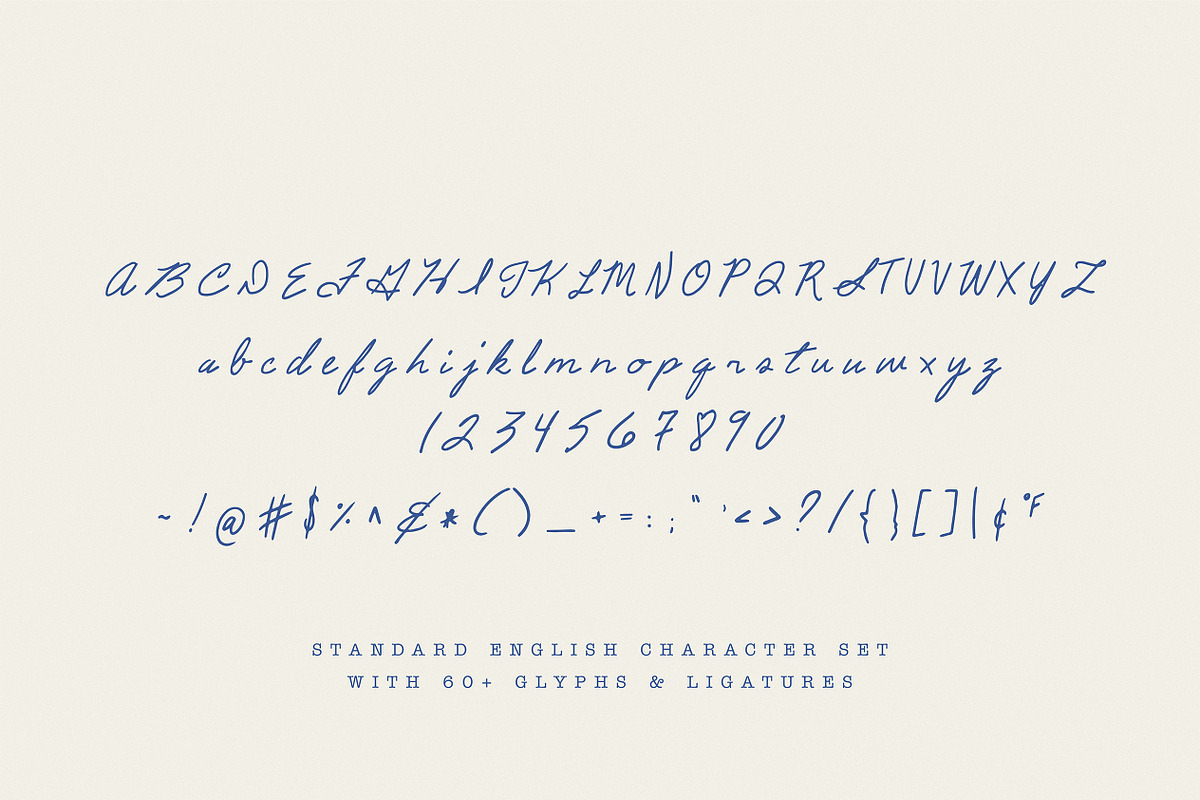 Duke - Handwritten Script Font