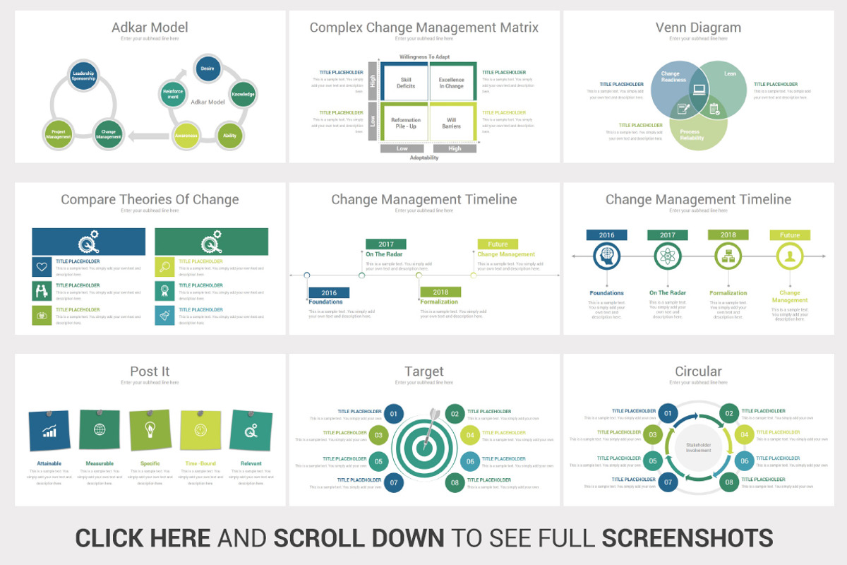 Change Management google slides, a Presentation Template by OceanArt