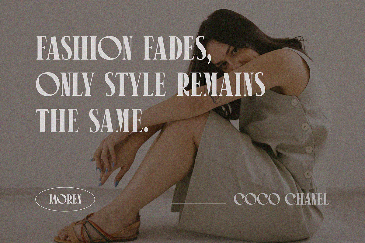 Jaoren Elegant Serif Font Typeface, a Serif Font by Perfectype