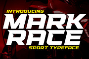 Racing Mark Race Sport Font