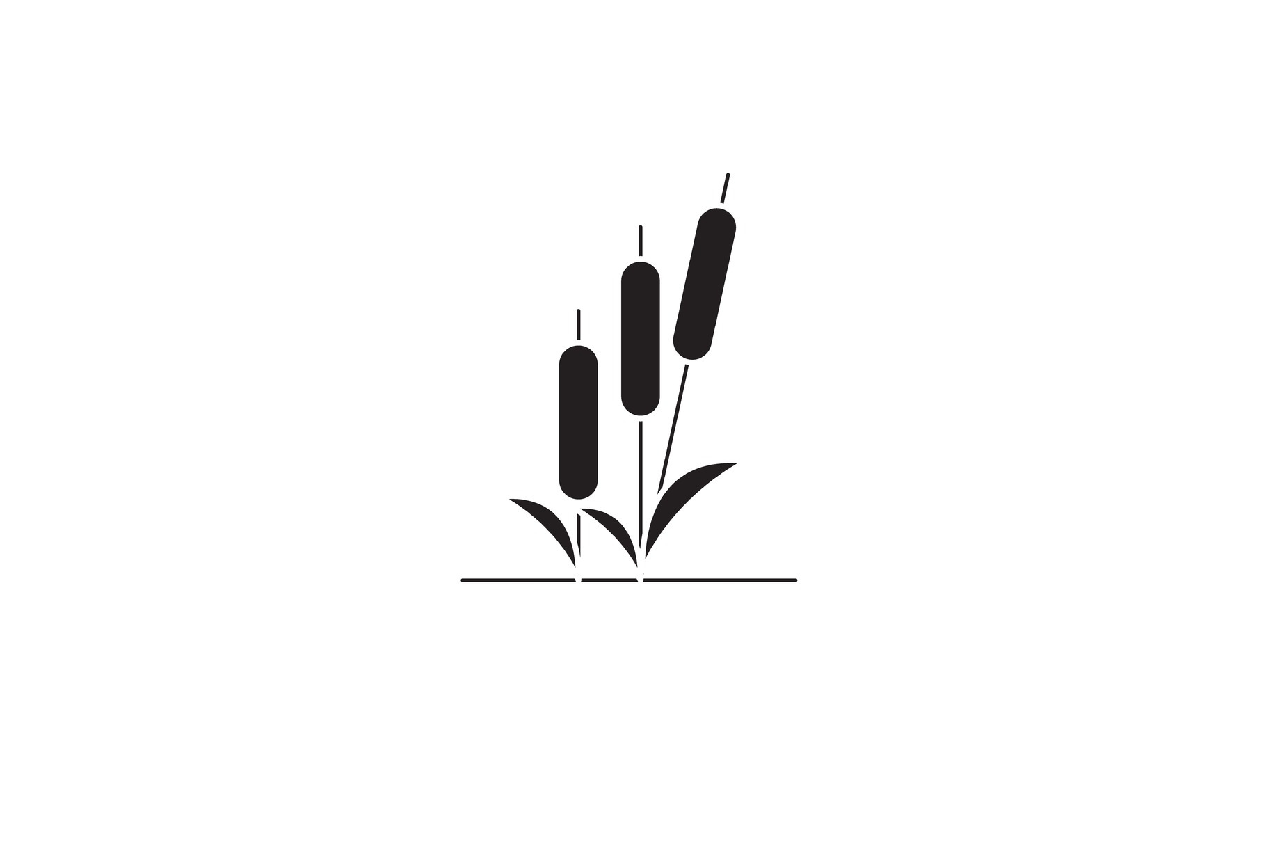Reed black vector concept icon. Reed | Texture Illustrations ~ Creative ...