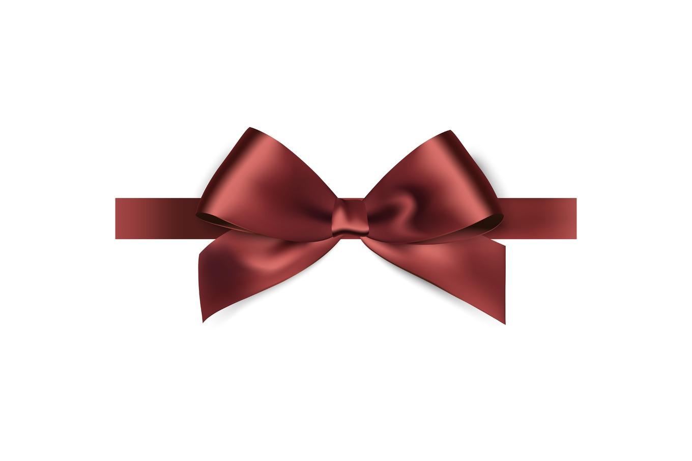 Shiny brown satin ribbon on white background, a Texture Graphic by ...