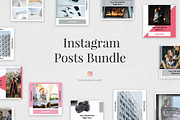 Instagram Posts Bundle, a Social Media Template by Social Corner Graphics