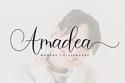 Amadea Script, a Script Font by Nissa Studio