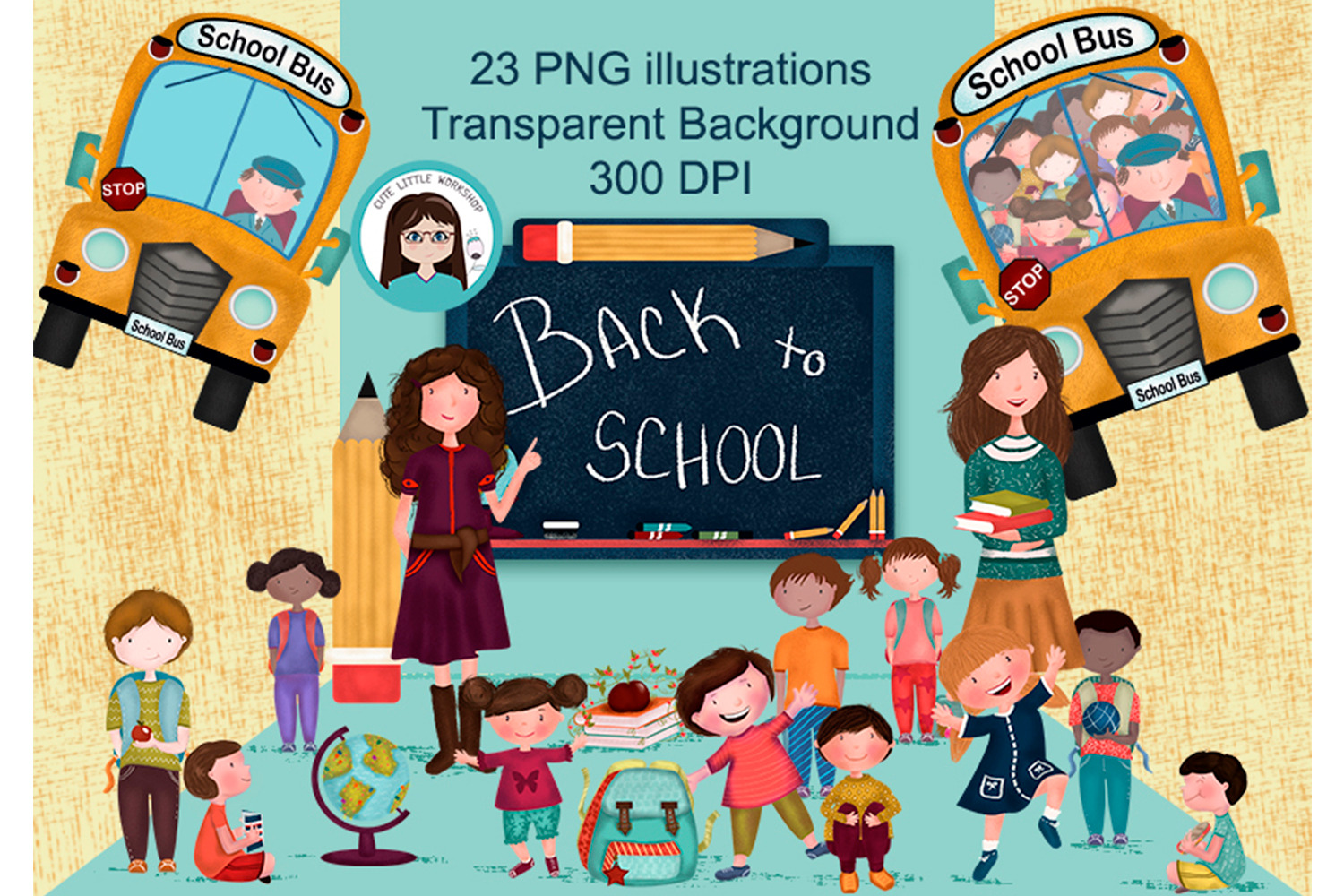 Back to School, an Education Illustration by Cute Little Workshop