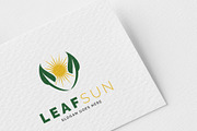 Leaf Sun Logo Template, a Branding & Logo Template by meisuseno