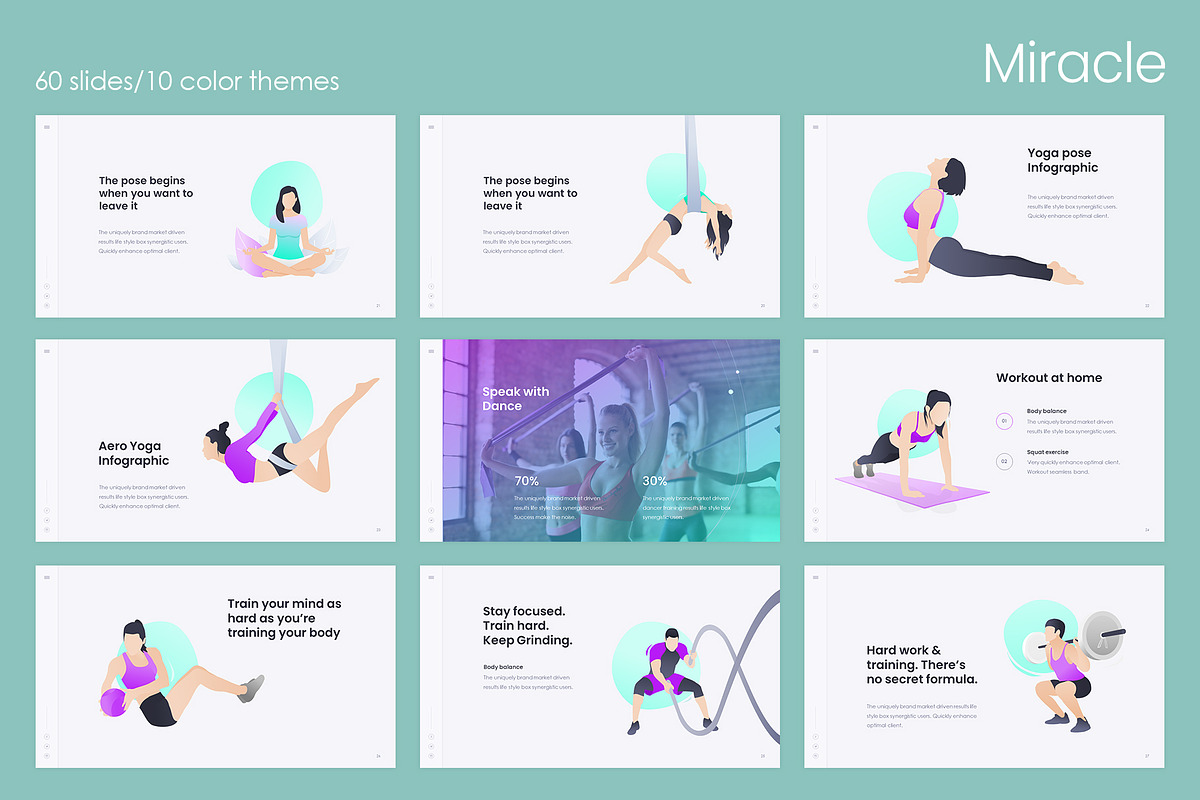 Miracle Powerpoint Template, a Presentation Template by PSD Action