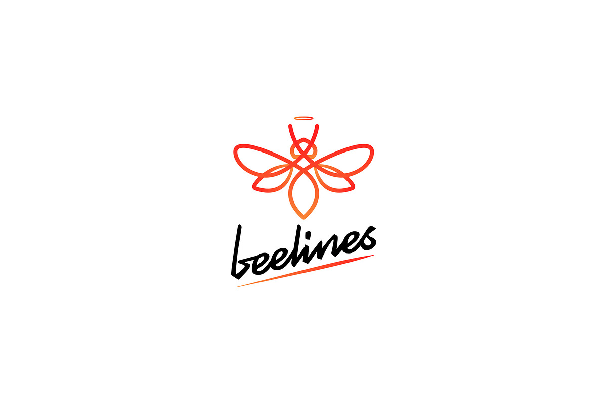 Beelines Logo, a Branding & Logo Template by drawzen | Creative Market