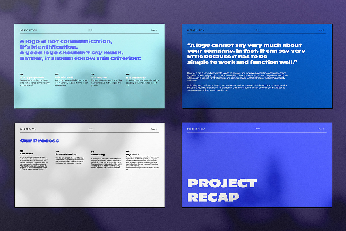Sweet Logo Presentation Template