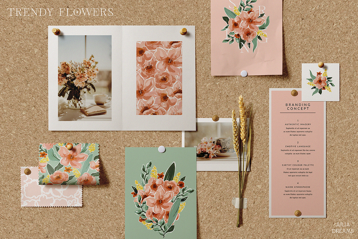 Trendy Flowers Collection