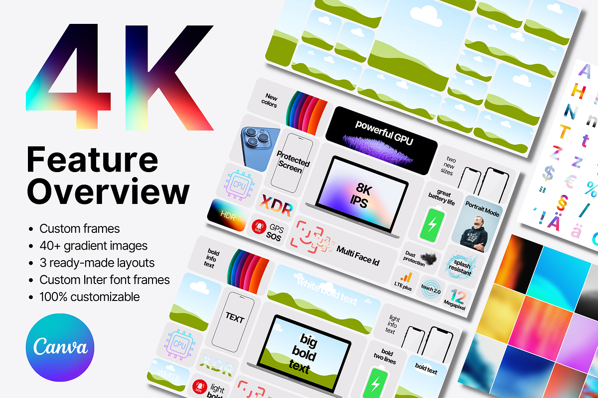 4K Apple Feature Overview Template