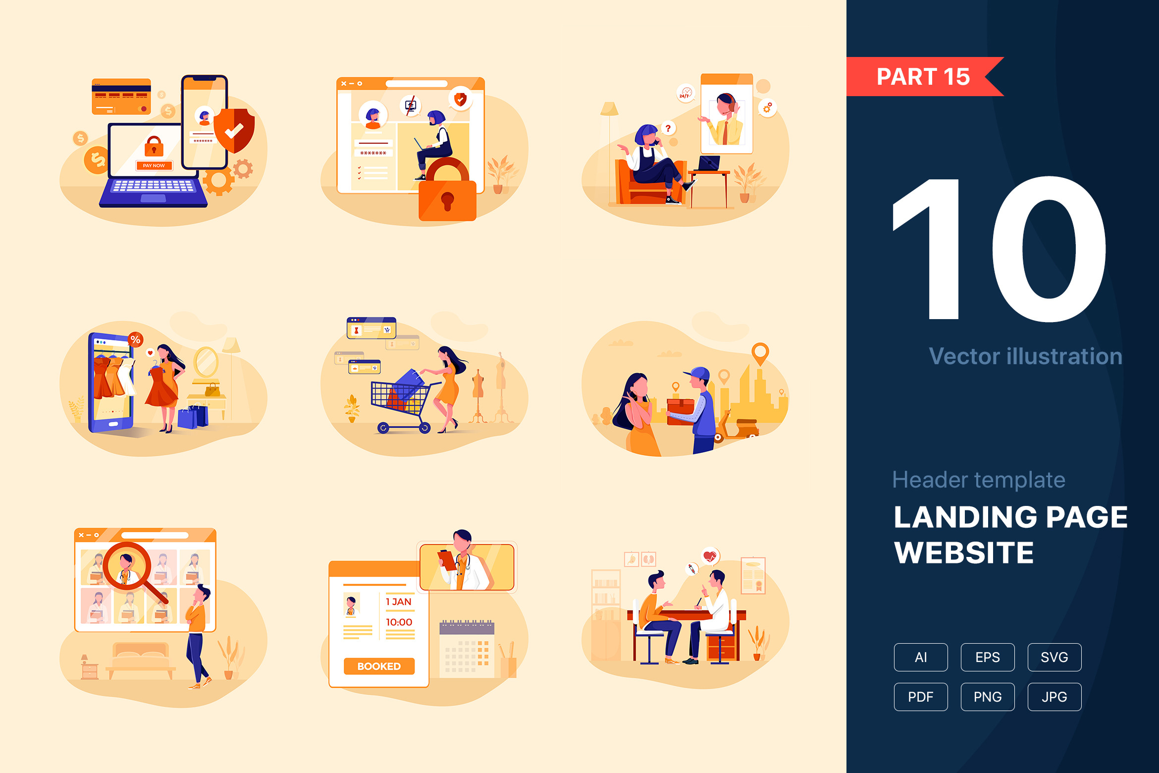 [Part 15] Website illustrations set, an Illustration by hoangpts