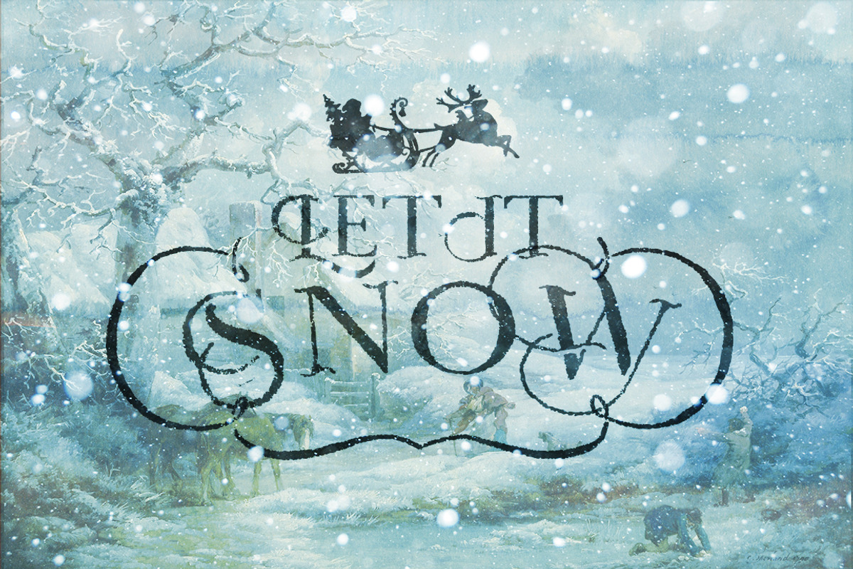 WINTER HOLIDAYS & Christmas Freebies, a Font by Vintage Voyage Supply