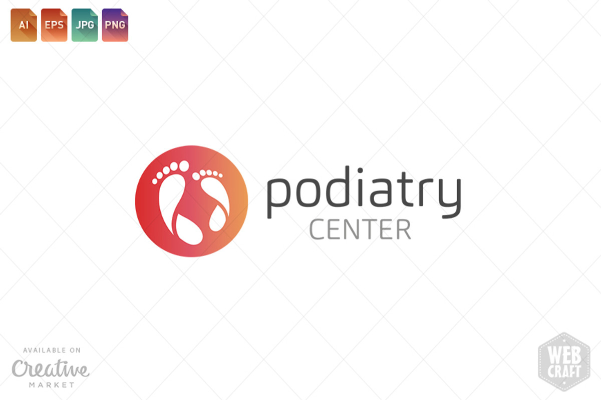 Podiatry Logo Template 14, a Branding & Logo Template by WebCraft