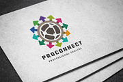 Pro Connect Logo, a Branding & Logo Template by Design_Planet