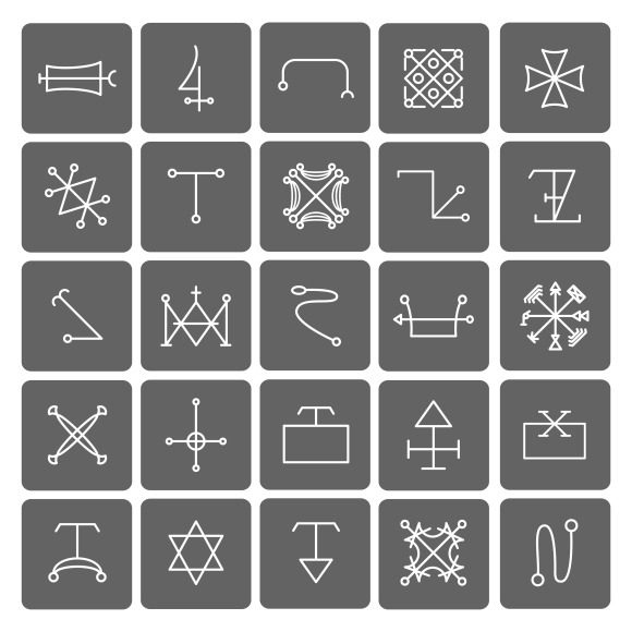 Mystical symbols and sacred signs, a Graphic by Microvector