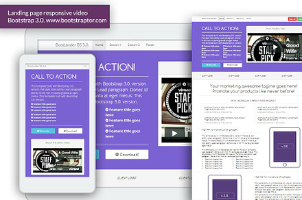 Bootstrap-Starter-KIT-35-templates, a Landing Page Template by Bootstraptor