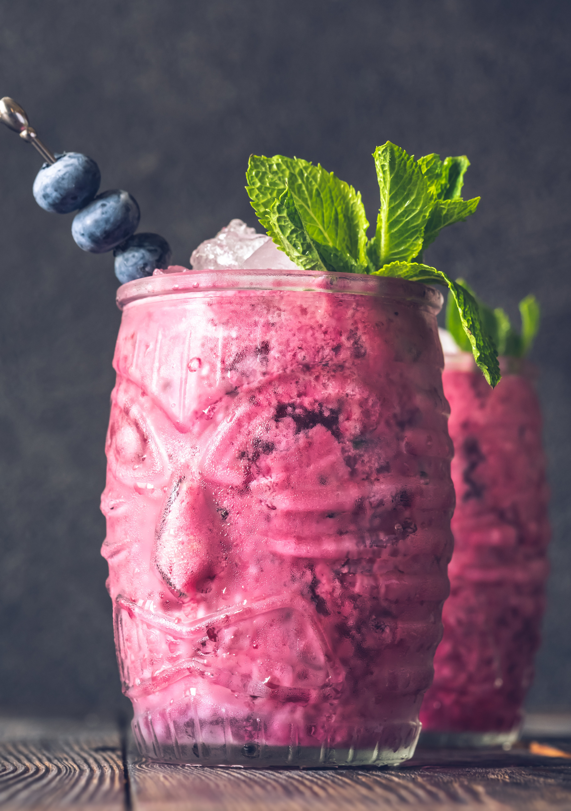 Blueberry colada cocktail, a Food & Drink Photo by Alexander Prokopenko