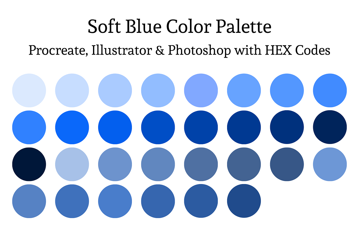 Color Palettes Illustrator Procreate