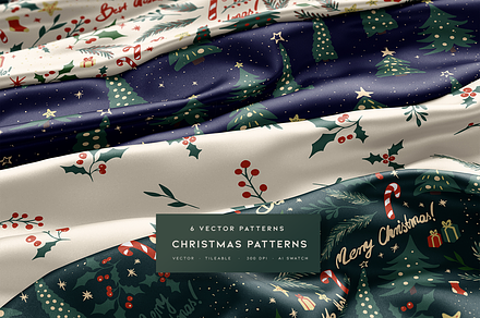 A Vintage Christmas, a Pattern Graphic by Digital Art Creations