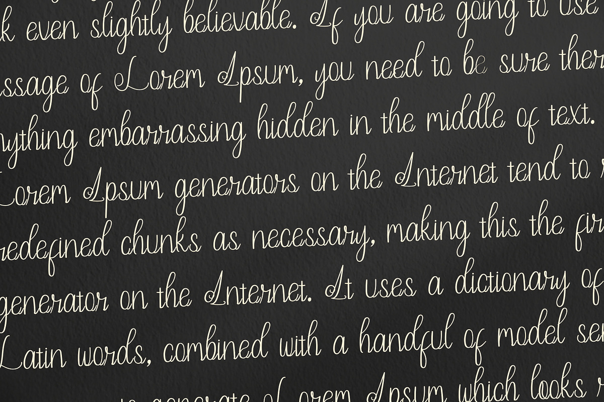 Olleta Script Fonts, a Script Font by mahstudios | Creative Market