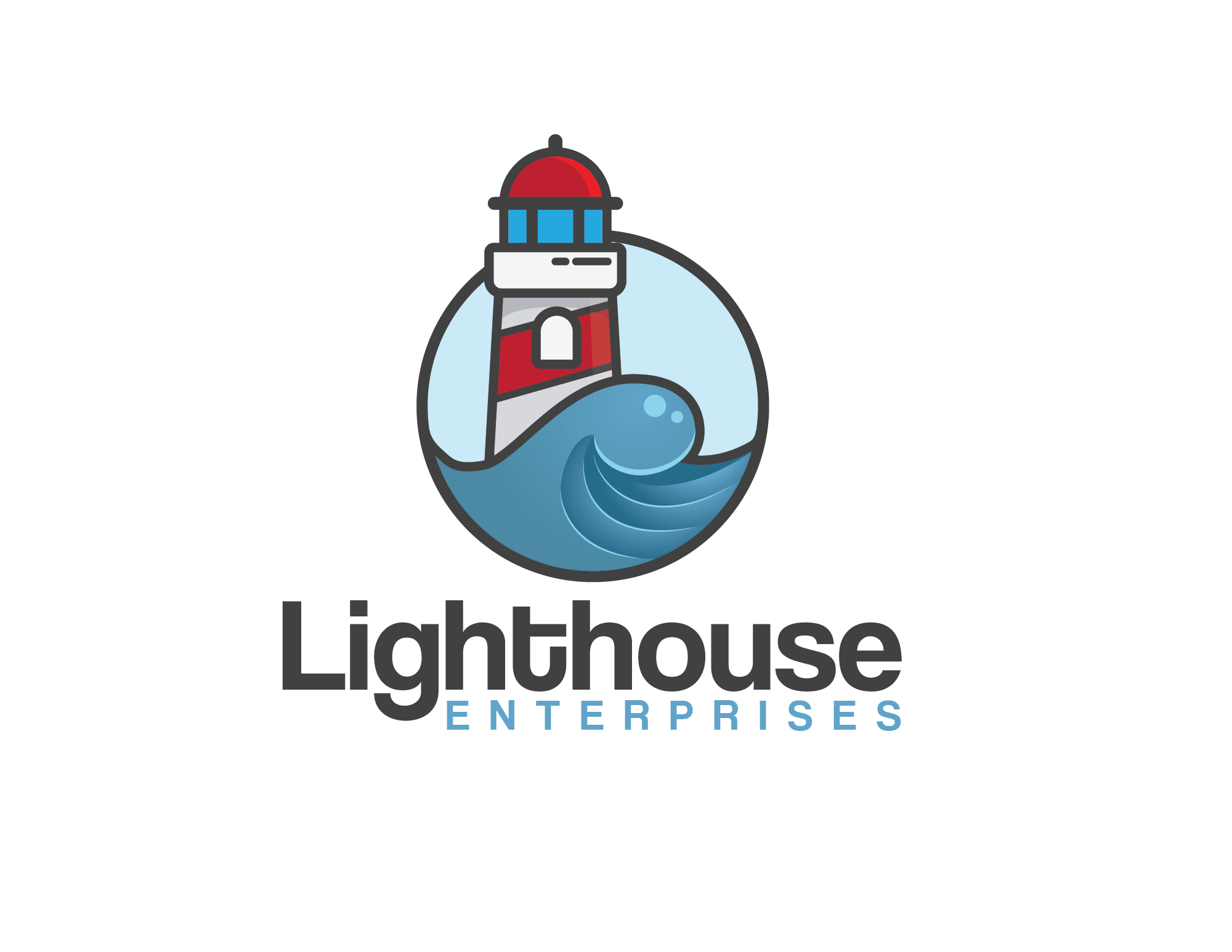 Lighthouse Logo, a Branding & Logo Template by O3B Shop