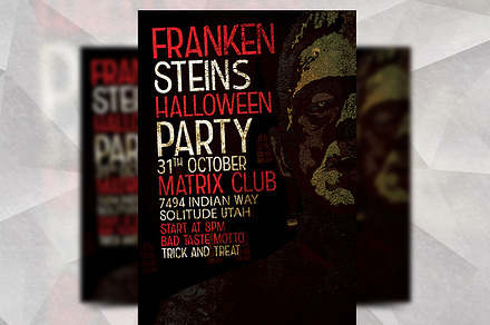 Creepy Halloween - Flyer Template, a Flyer Template by Flyermarket