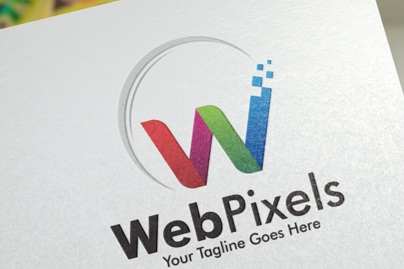 Web Pixels | Logo Template, a Branding & Logo Template by REDVY CREATIVE